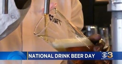Wednesday marks National Drink Beer Day - CBS Philadelphia