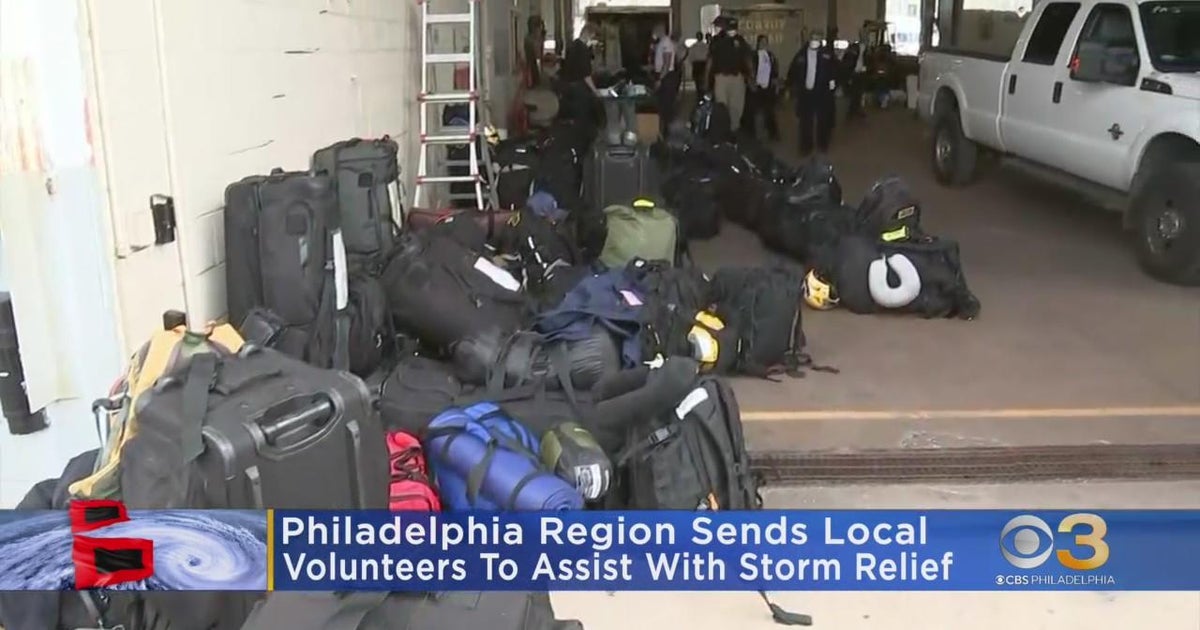 Crews from Philly region head south to help with disaster relief - CBS ...