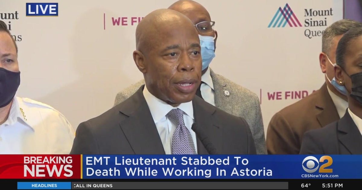 Officials share update after FDNY EMT stabbed to death in Queens - CBS ...