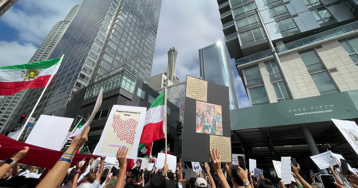 Freedom rally for Iran in Downtown Los Angeles