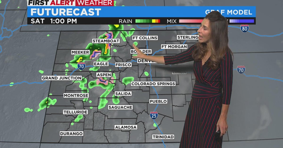 First Alert Weather: Tracking Rainy Weekend Weather - CBS Colorado