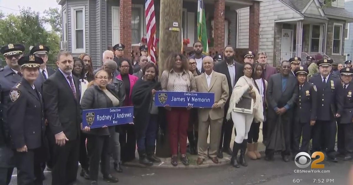 Staten Island streets renamed honoring 2 NYPD detectives - CBS New York