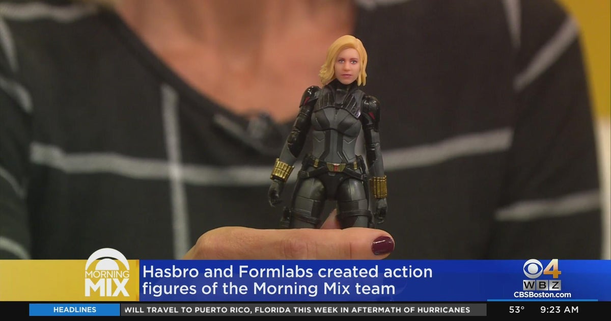 Hasbro and Formlabs make action figures of Morning Mix team - CBS Boston