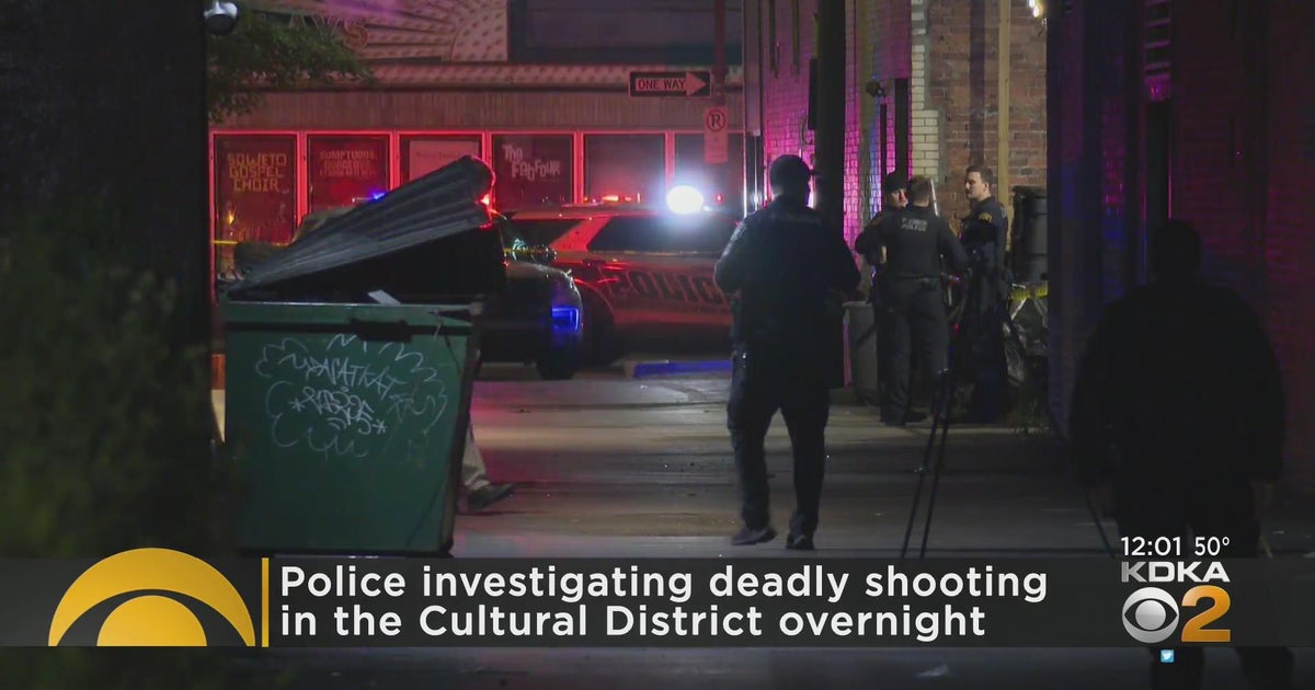 Man Dies After Shooting In Downtowns Cultural District Cbs Pittsburgh