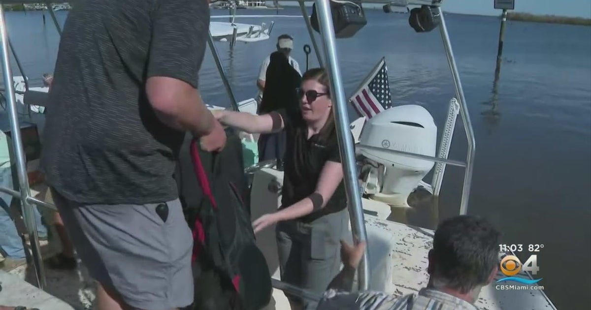 Pine Island residents get help from Coast Guard - CBS Miami