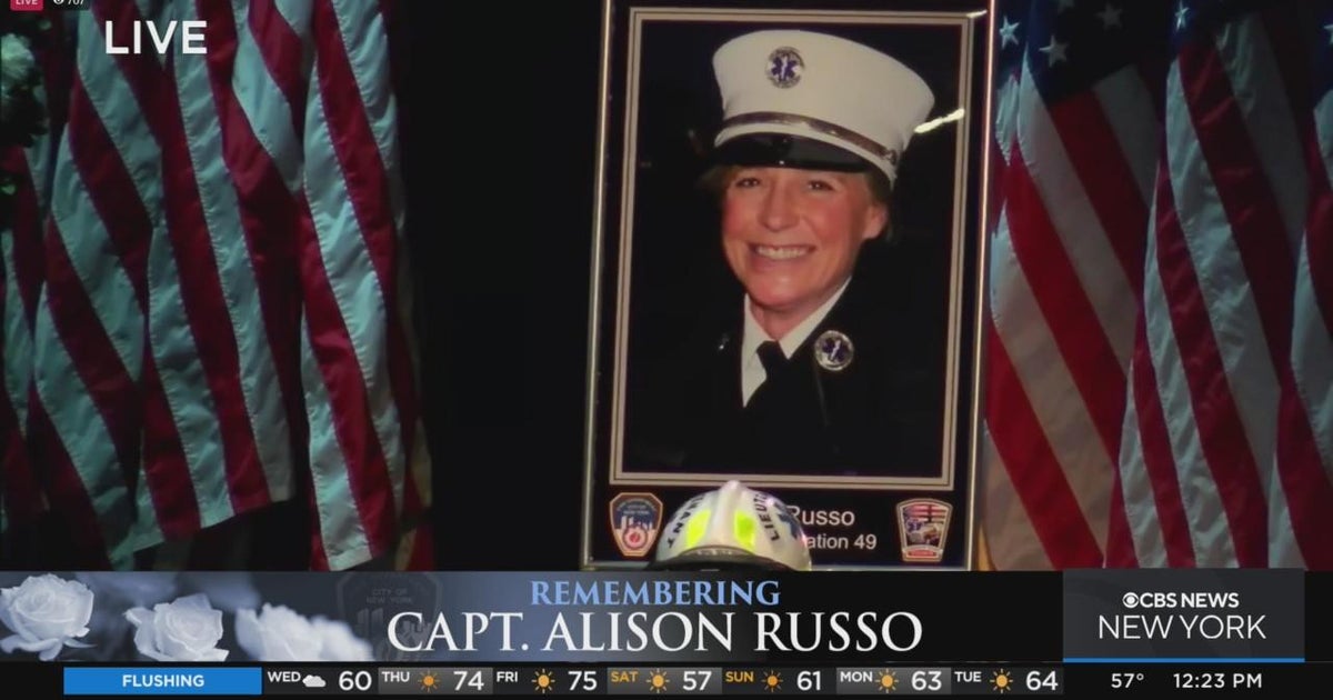 Full video: Funeral held for FDNY EMS Capt. Alison Russo - CBS New York