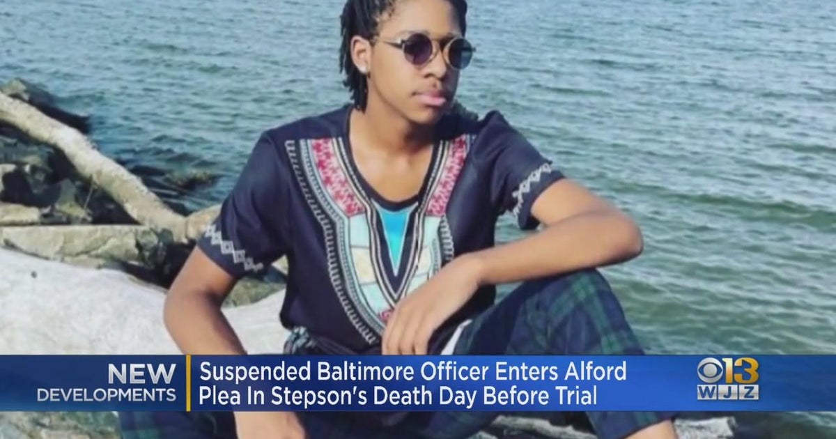 Baltimore police officer enters Alford Plea in death of stepson - CBS ...