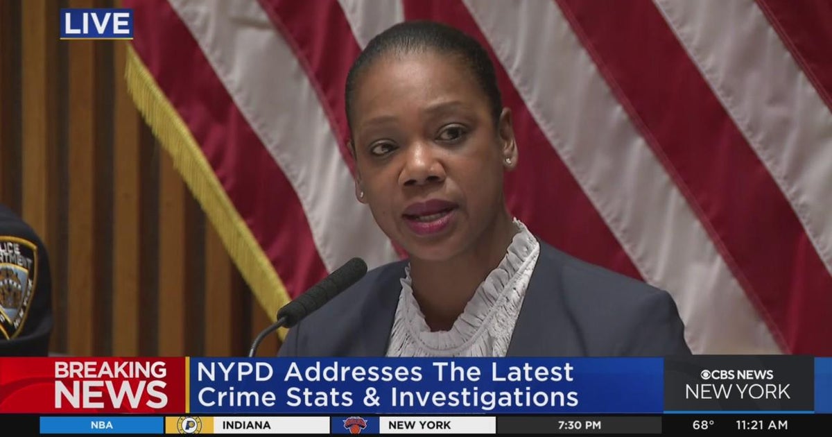 NYPD addresses latest crime stats and investigations - CBS New York