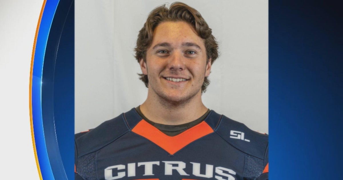 Citrus College football player killed in motorcycle accident - CBS Los ...