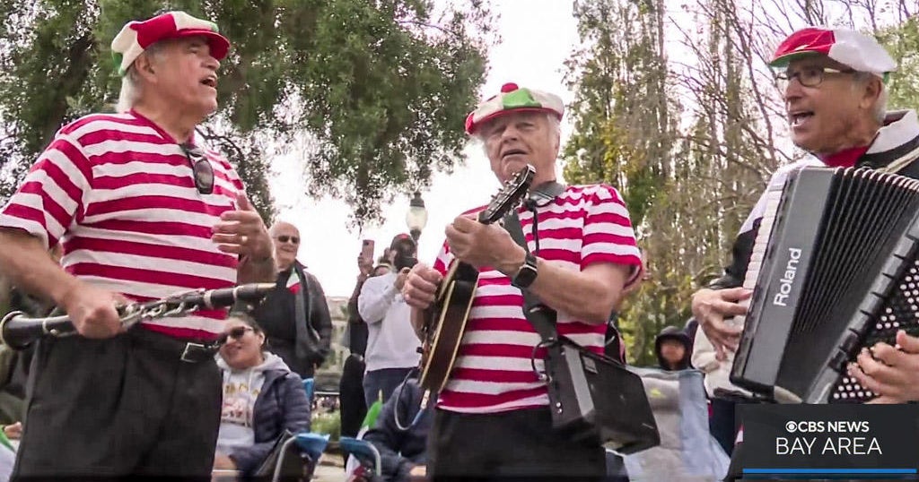 Thousands crowd S.F. North Beach for Italian Heritage celebration - CBS ...