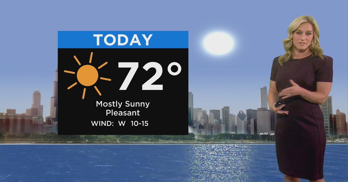 Chicago First Alert Weather: Sunny skies Monday - CBS Chicago