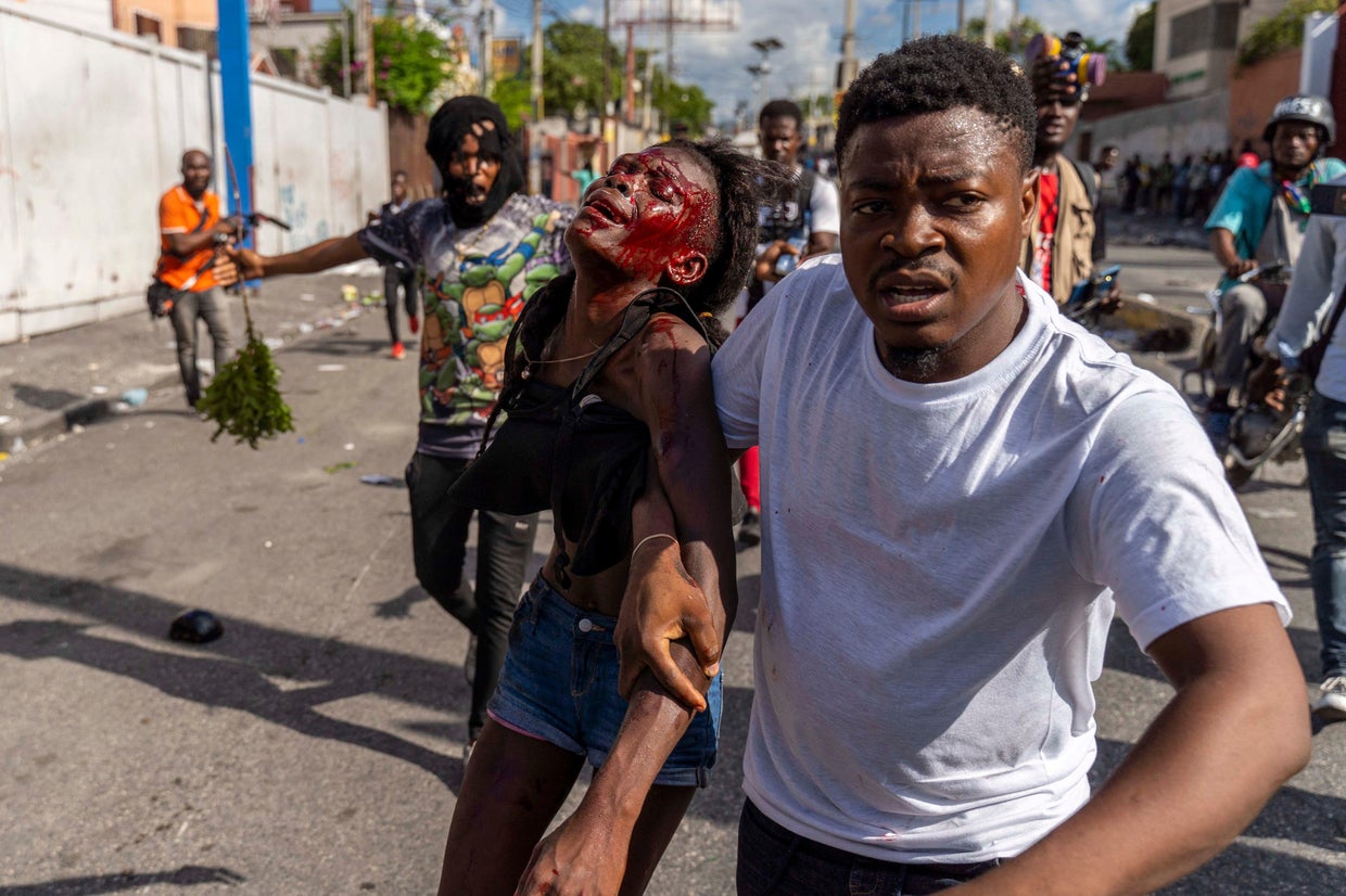 Haitians protest government's cry for international troops to quell ...
