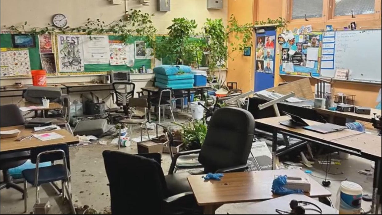 Vandals ransack special education classroom in Lake Balboa - CBS Los ...