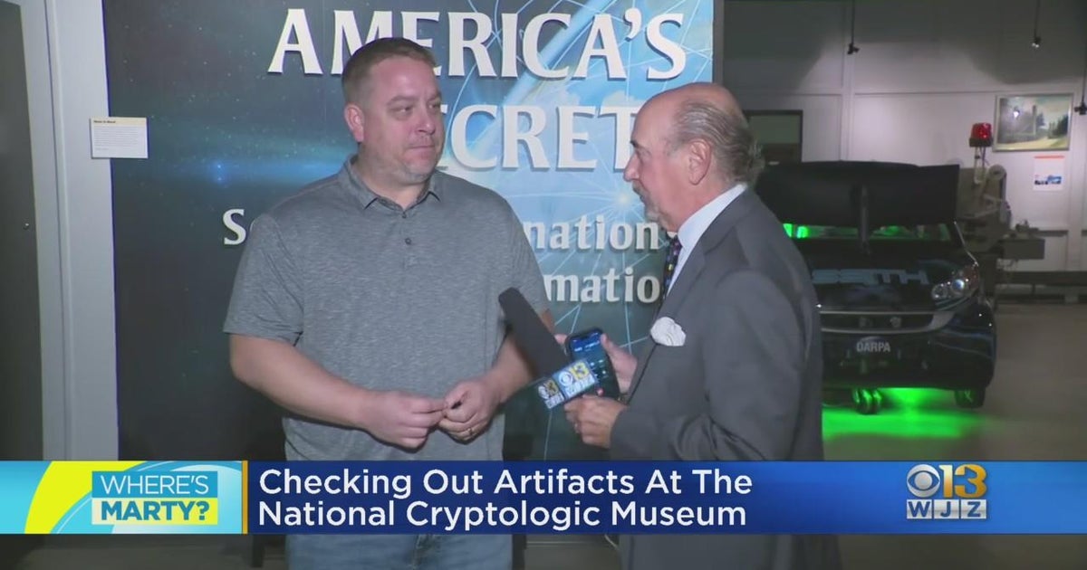 Where's Marty? Checking out artifacts at the National Cryptologic Museum - CBS Baltimore
