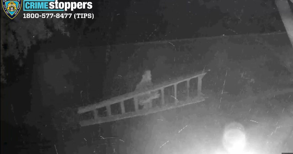 New video shows suspect sought in Brooklyn church vandalism - CBS New York