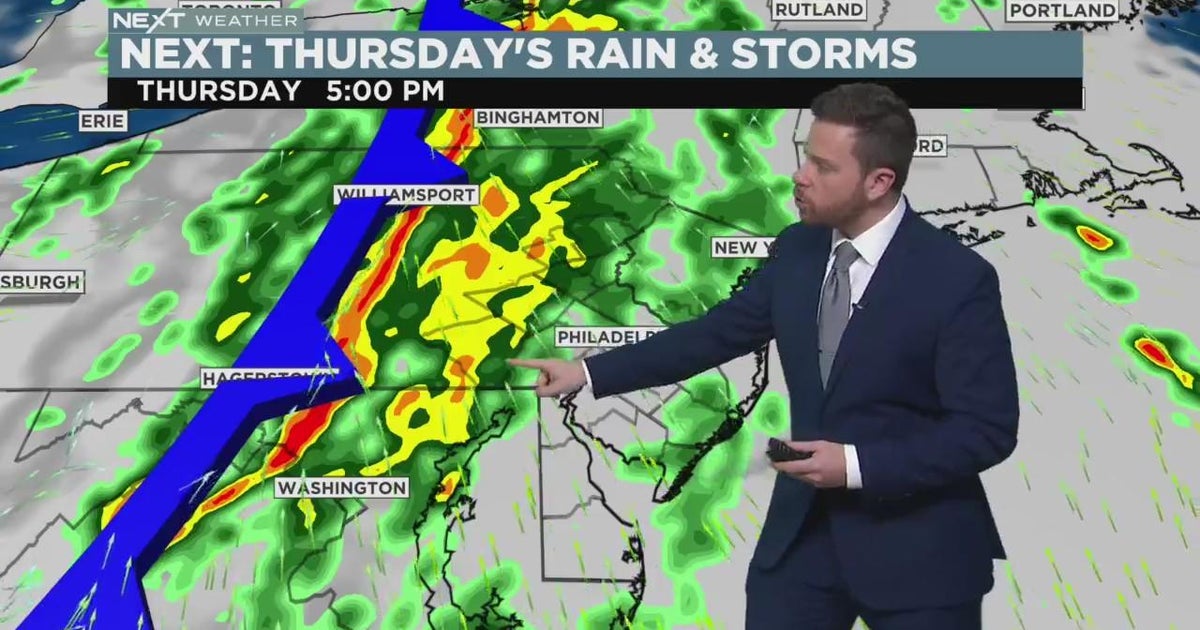 Next Weather: Tracking rain - CBS Philadelphia
