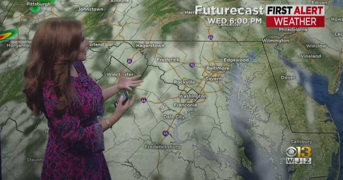 Meg McNamara has your Wednesday morning forecast - CBS Baltimore