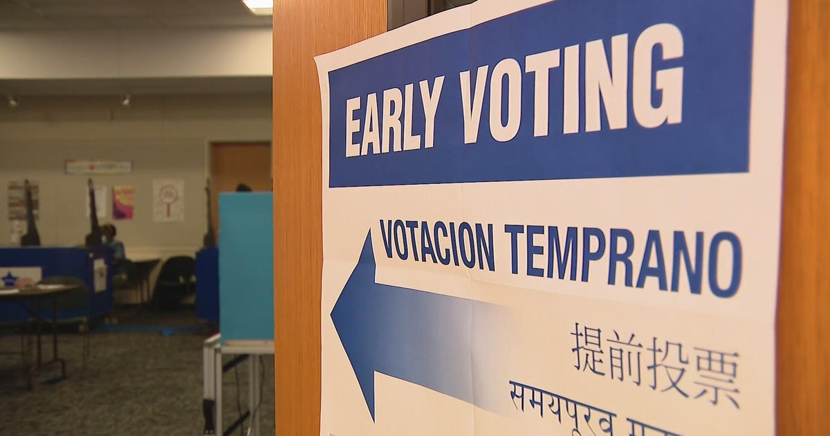 Early voting underway in Cook County - CBS Chicago