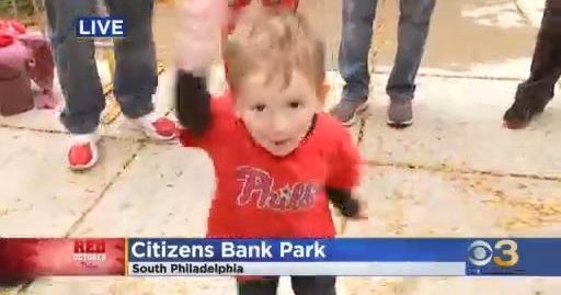 Phillies fans stop by Rally for Red October Bus tour ahead of playoff ...