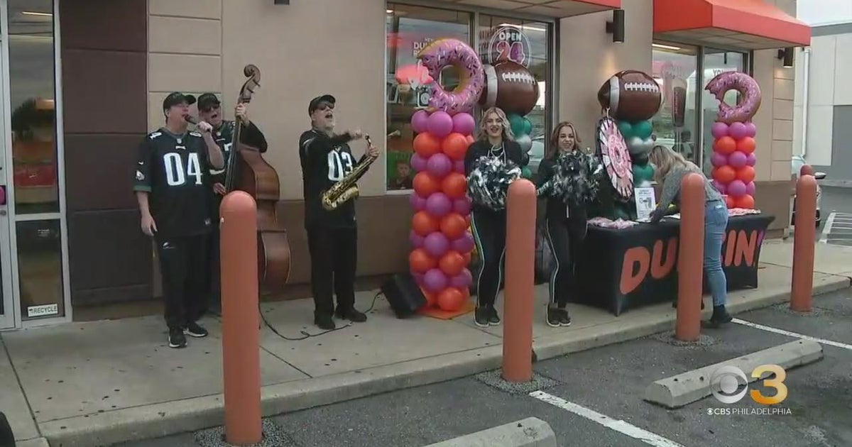Dunkin' gets fans pumped up for Sunday's Eagles game against Cowboys ...