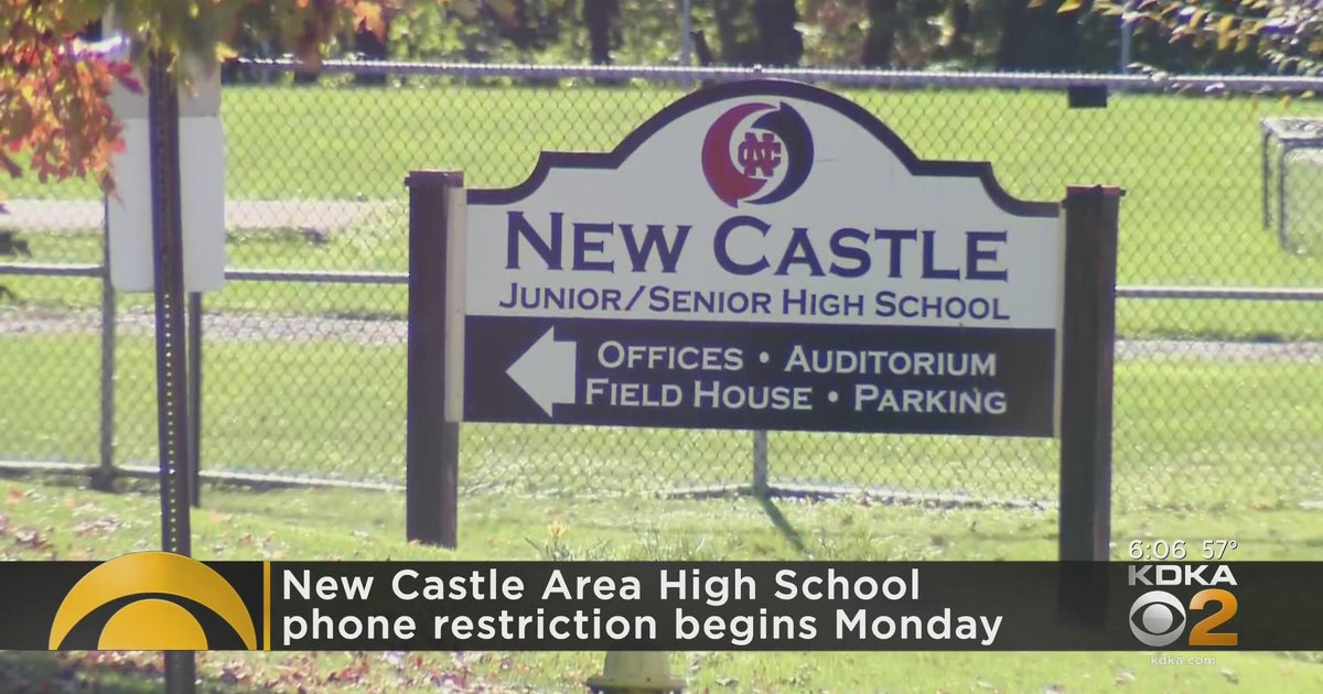 New Castle Area High School cell phone restrictions begin - CBS Pittsburgh