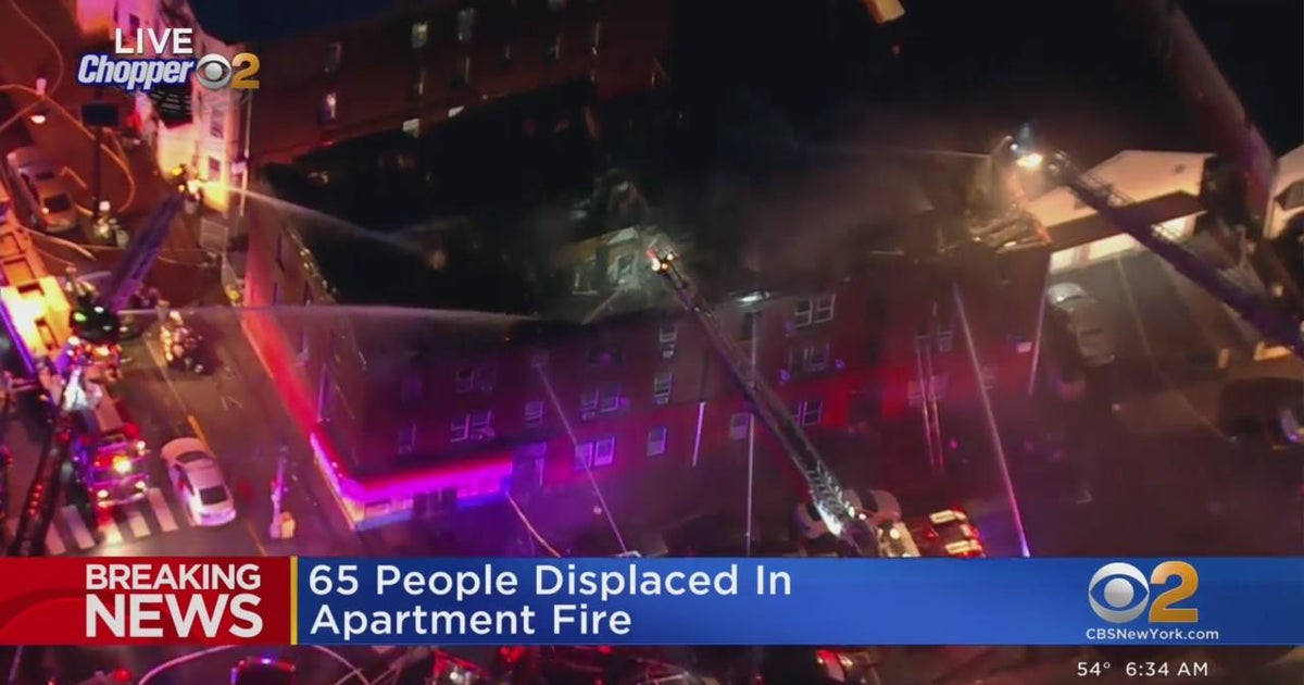 Residents displaced by Passaic fire - CBS New York