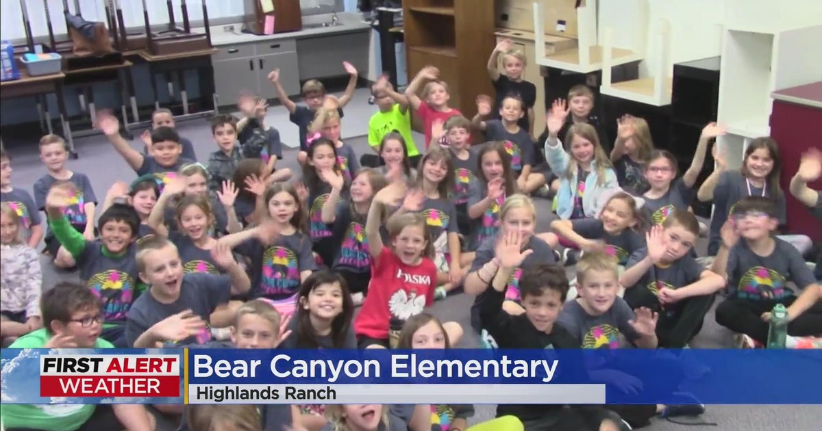 First Alert Weather Visit Bear Canyon Elementary - CBS Colorado