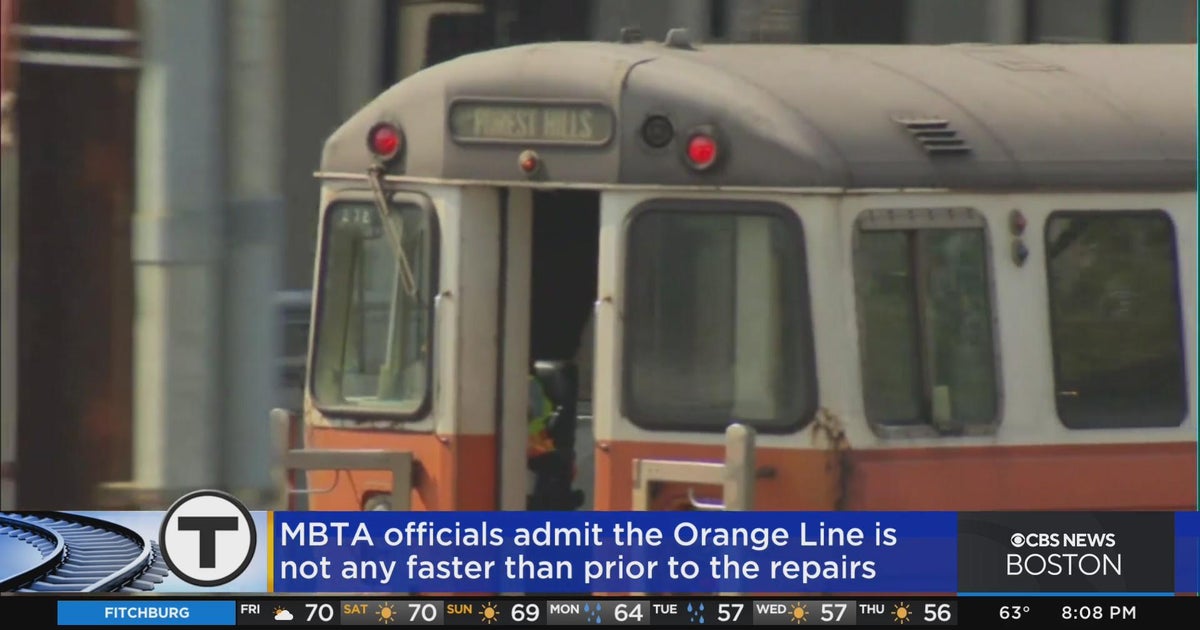 MBTA officials admit Orange Line is not faster than prior to repairs ...