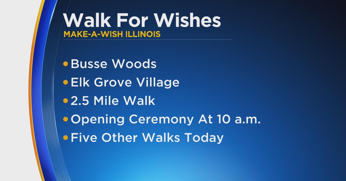 Make-A Wish hosting Walk for Wishes event Sunday - CBS Chicago