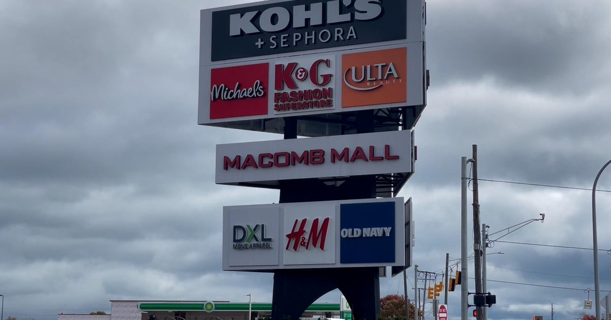 Roseville police investigate shooting at Macomb Mall - CBS Detroit