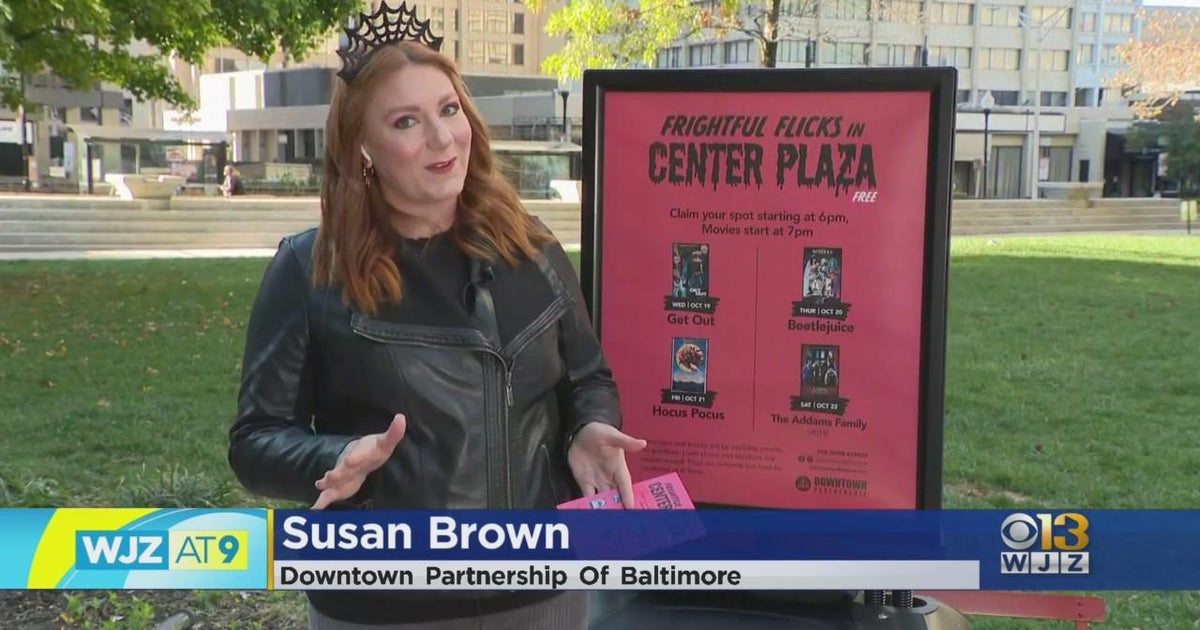 Susan Brown of the Downtown Partnerships discusses the Frightful Flicks ...