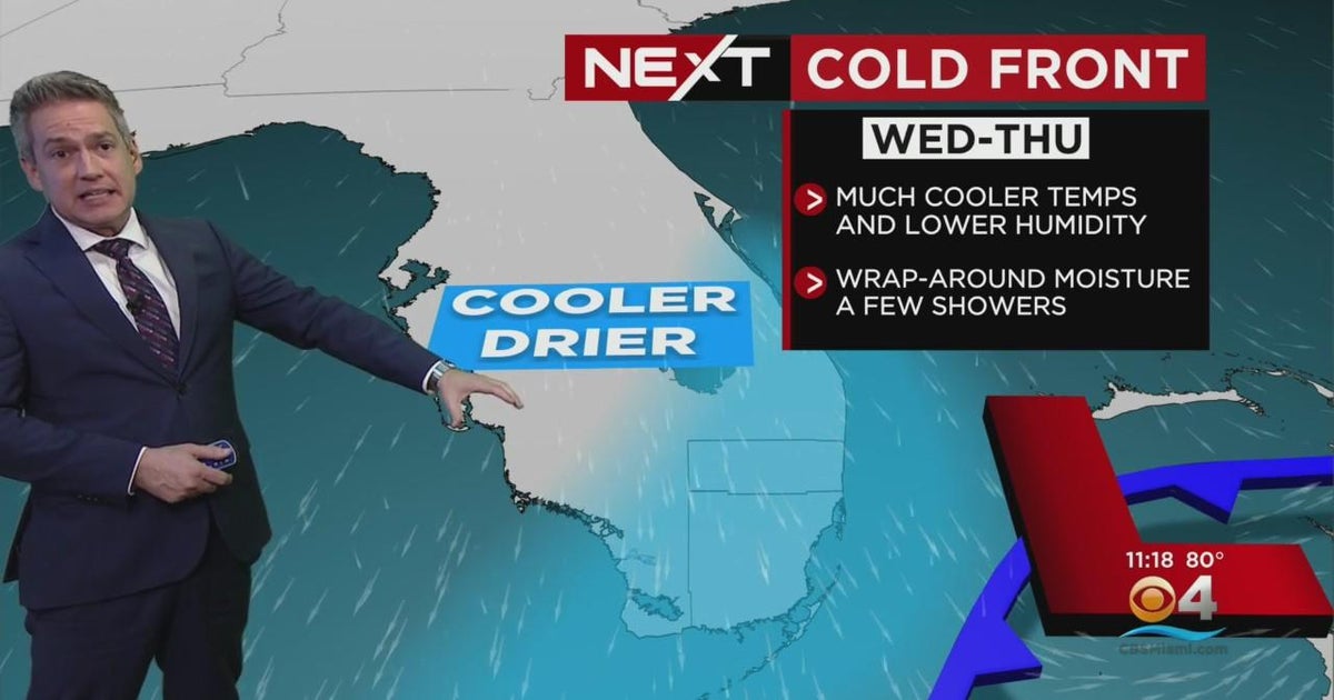 NEXT Weather forecast for Monday 10/17/22 11PM - CBS Miami