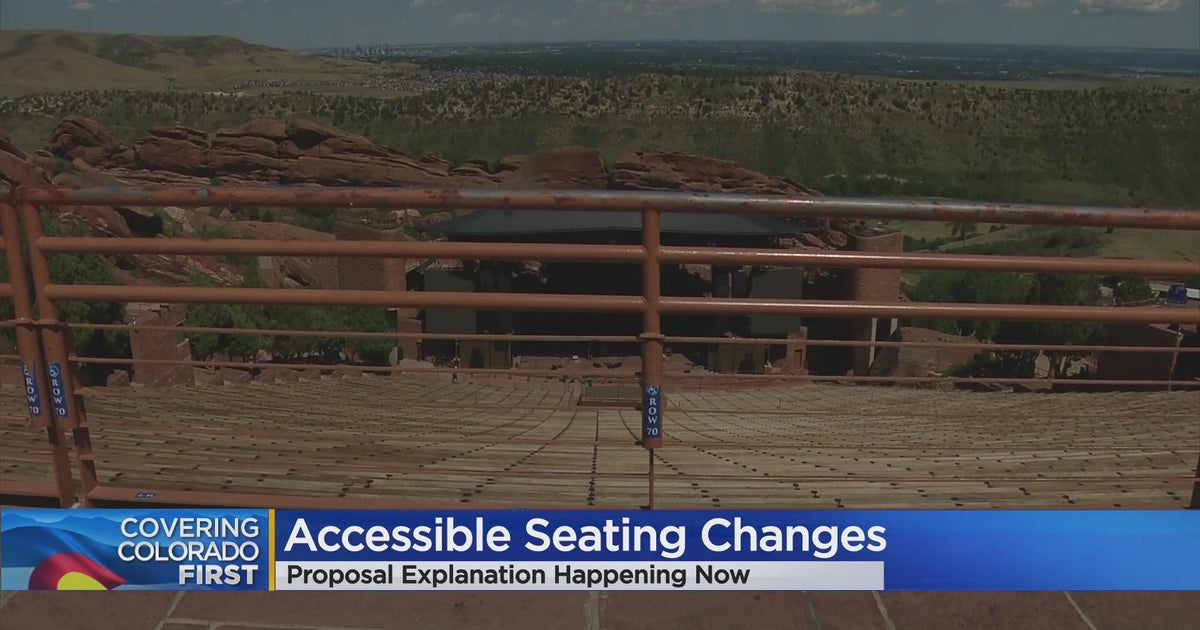 Red Rocks is making changes to their accessible seating - CBS Colorado
