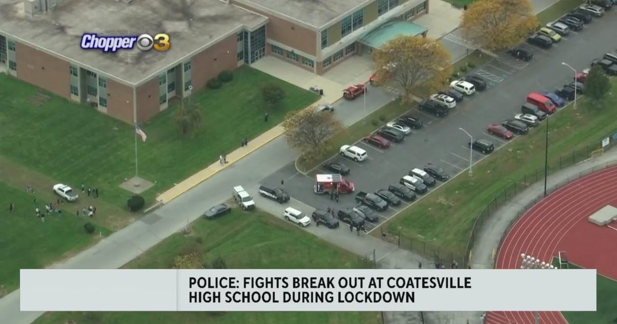 Fights break out at Coatesville HS during lockdown, police say - CBS ...