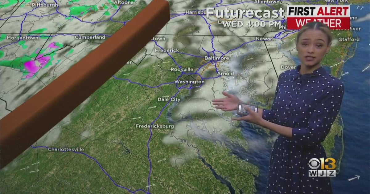 Abigail Degler has your Wednesday evening forecast - CBS Baltimore