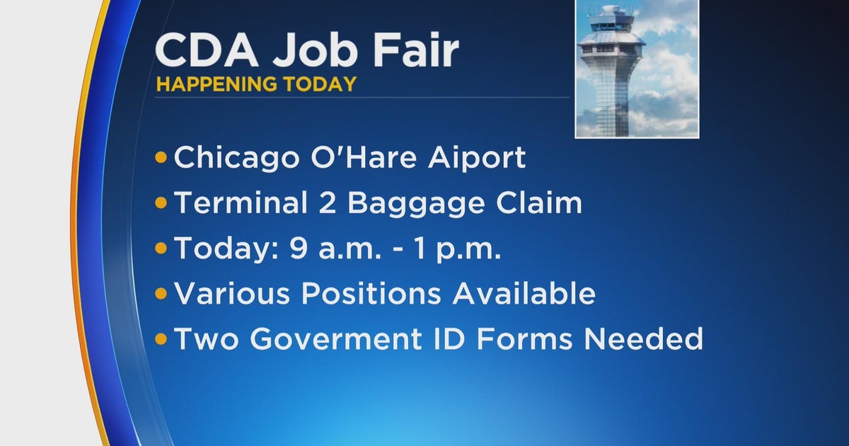 O'Hare Airport to host job fair for retail, restaurant positions - CBS ...