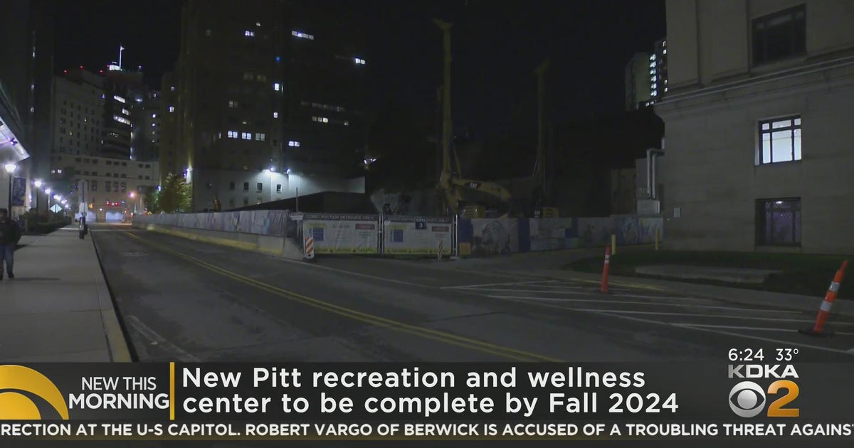 New recreation facility expected at Pitt by Fall 2024 - CBS Pittsburgh