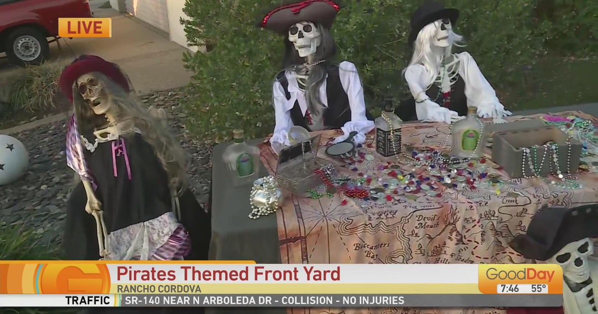 Pirates Themed Front Yard - Good Day Sacramento