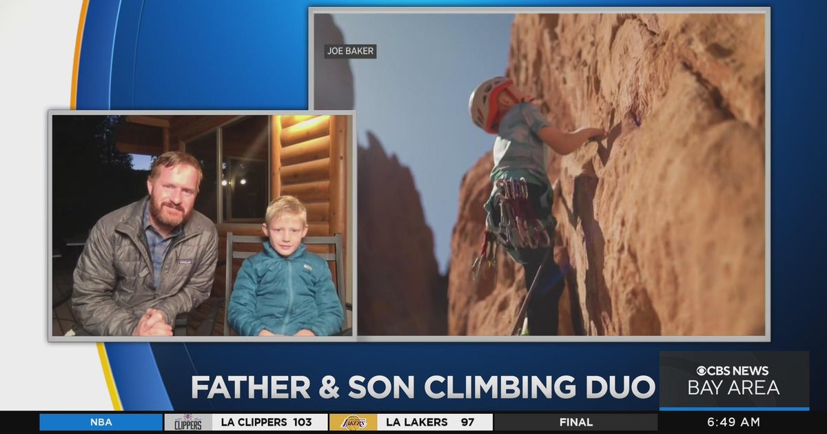 High Climbing Family: Joe Baker and his 8yo son Sam planning climb up ...
