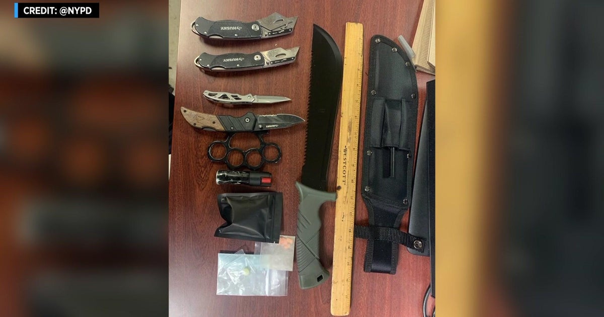 Jason Simms arrested after being caught with knives, other weapons and ...