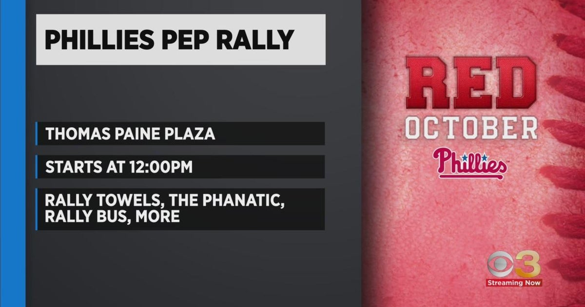 City to hold Phillies pep rally in Center City - CBS Philadelphia