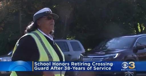Overbrook crossing guard retires after 38 years of service - CBS ...