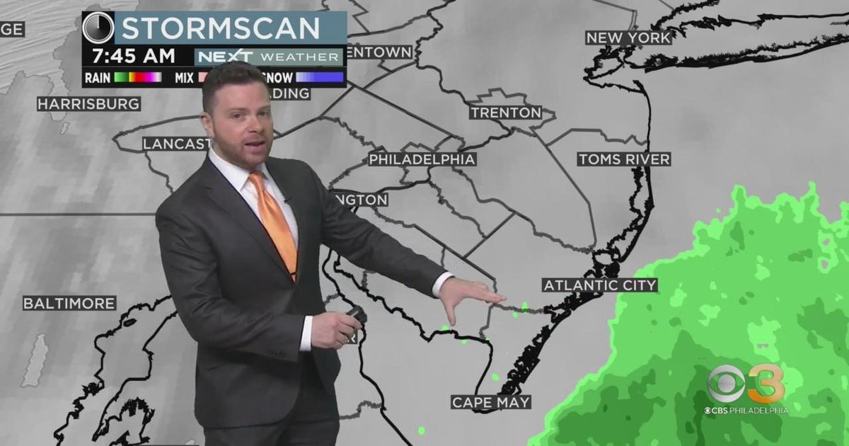 NEXT Weather: Rain overnight into Monday - CBS Philadelphia