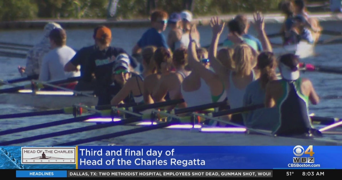 Third and final day of Head of the Charles Regatta underway - CBS Boston