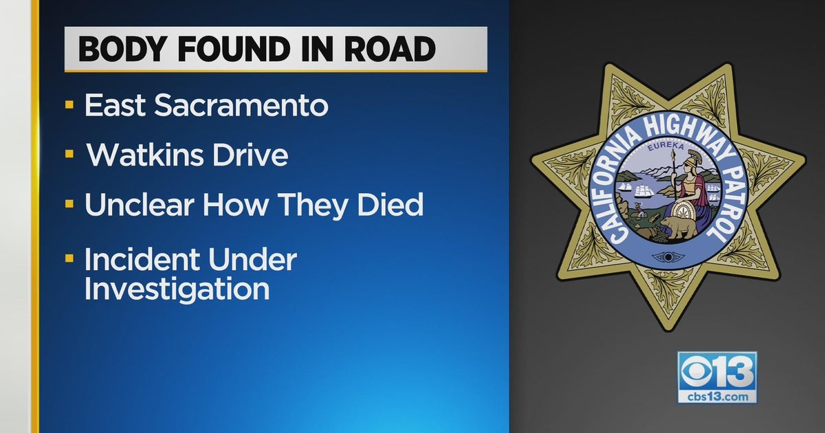 Body found in road in East Sacramento - CBS Sacramento