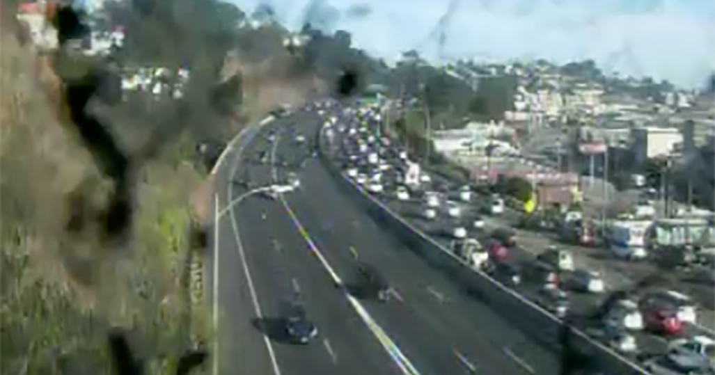 Motorcycle crash causes massive traffic backup on NB Hwy 101 near San ...