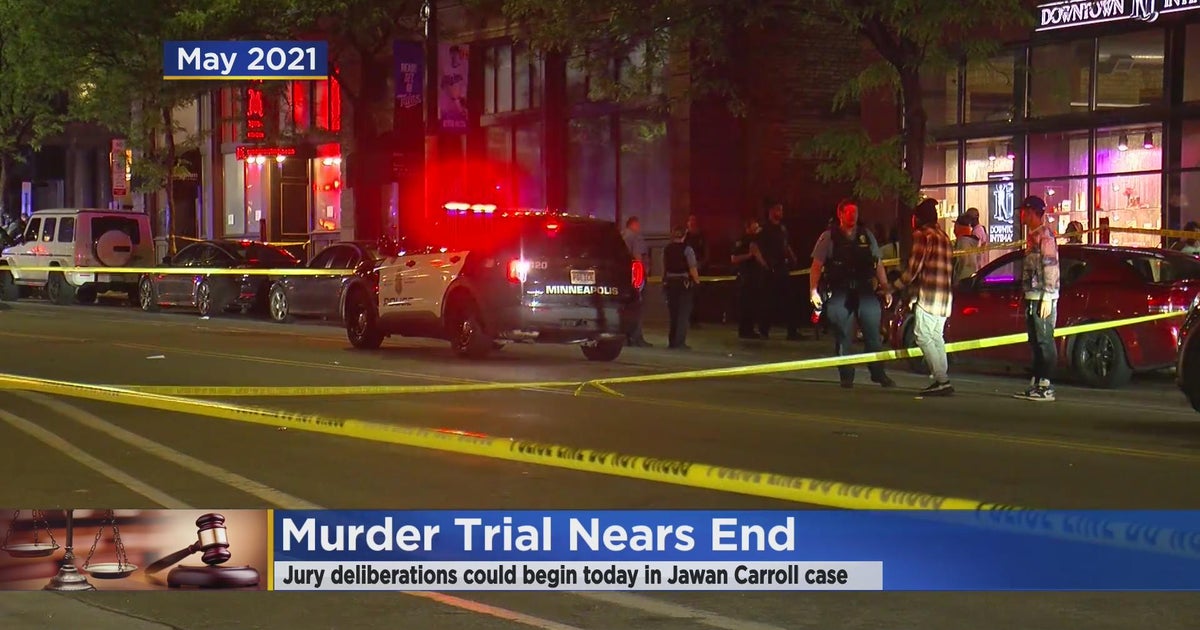 Jury will soon begin deliberating in Jawan Carroll murder trial - CBS ...