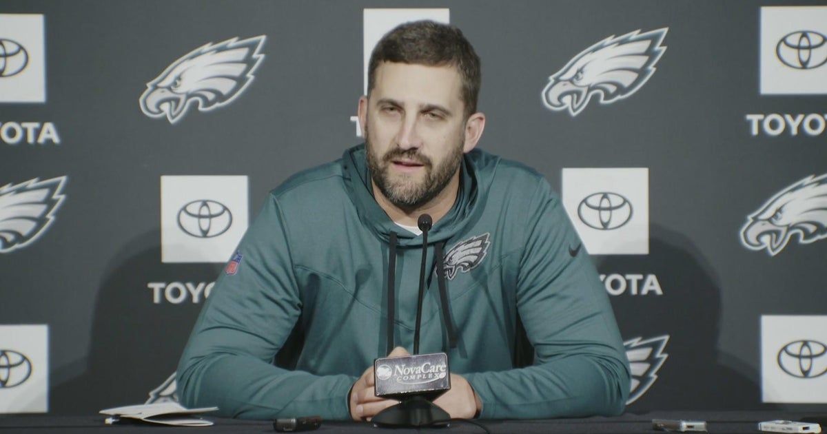 Eagles head coach Nick Sirianni speaks with media - CBS Philadelphia