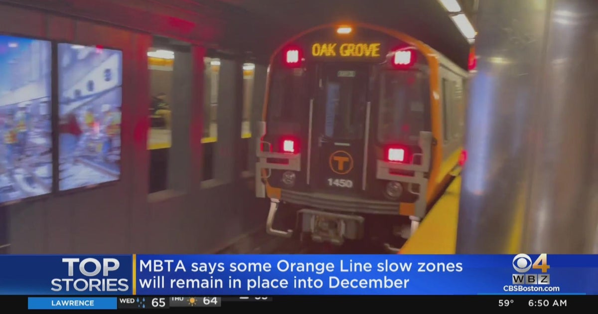 MBTA says some Orange Line slow zones will remain in place into ...