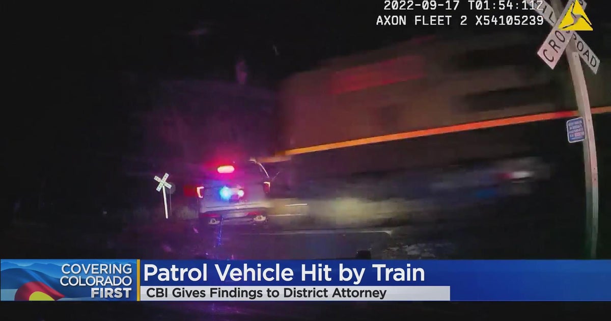Train-police car crash investigation given to District Attorney - CBS ...